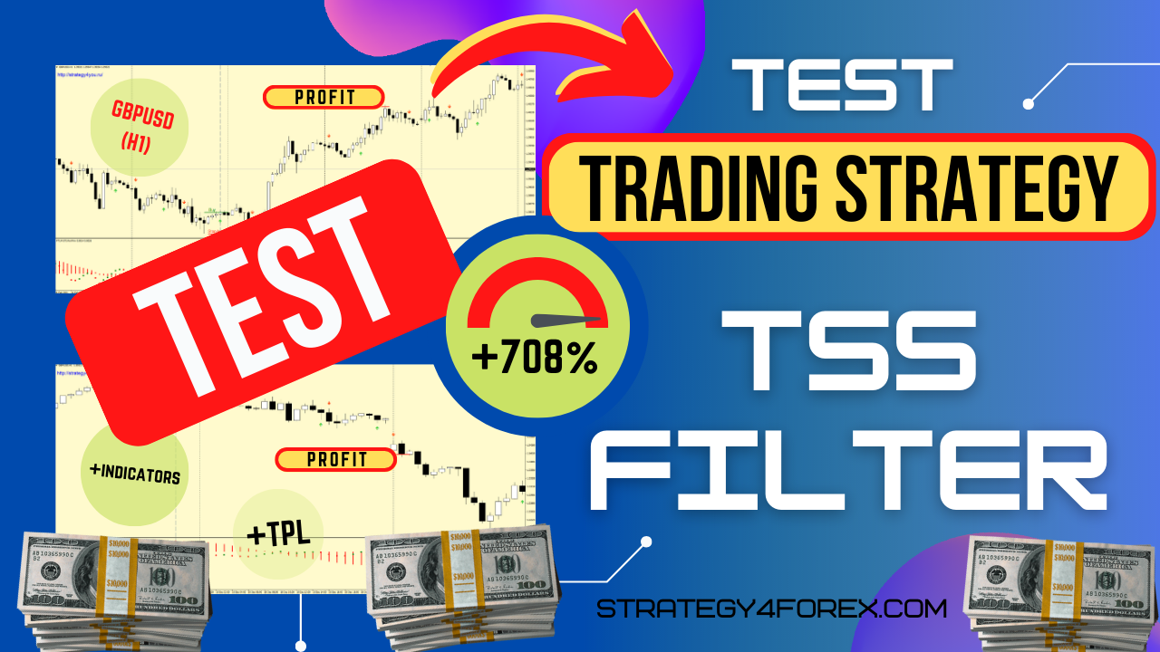 Forex strategy Test "TSS Filter": +708,29% for GBP/USD